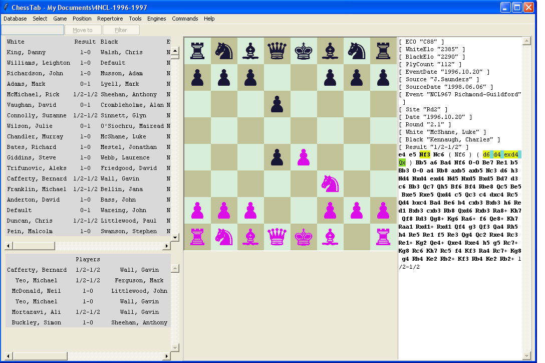 Solentware - Chess database software